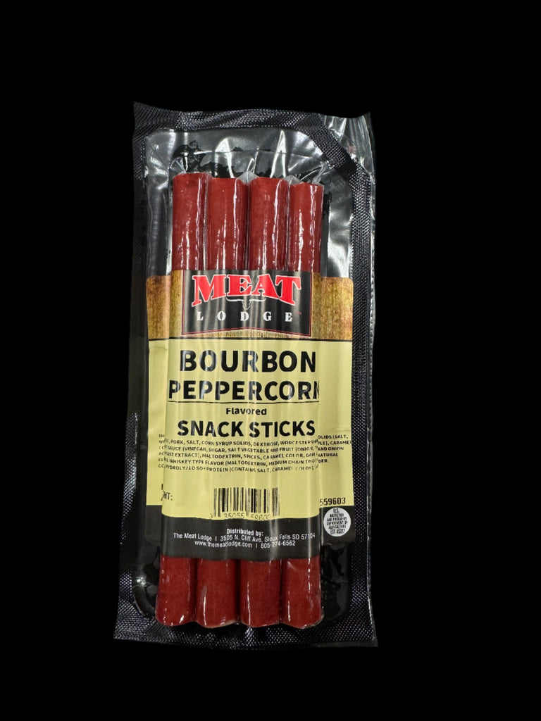 Bourbon Peppercorn Snack Sticks - 6 Packages – Meat Lodge